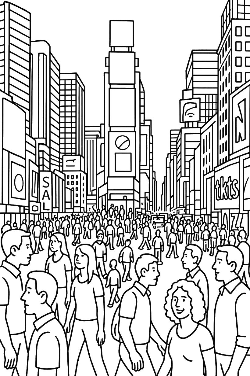 New York Coloring Pages (Free PDF Printables)